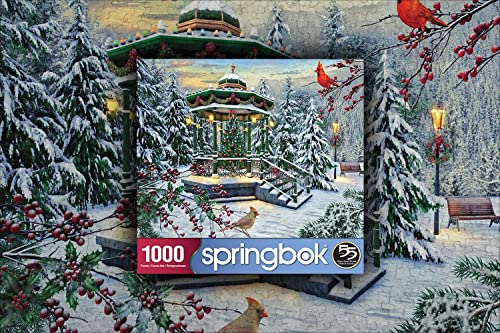 Springbok 1000 Piece Jigsaw Puzzle Holiday Gazebo - Made in USA