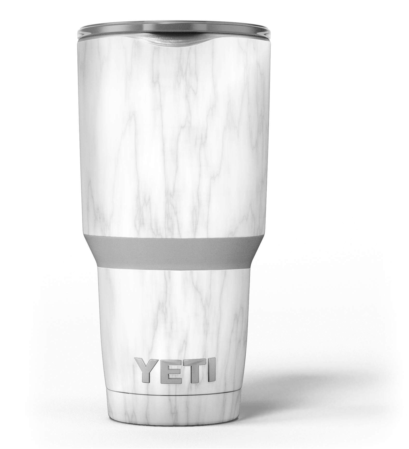 Design Skinz Slate Marble Surface V61 - Skin Decal Vinyl Wrap Kit Compatible with The Yeti Rambler Cooler Tumbler Cups