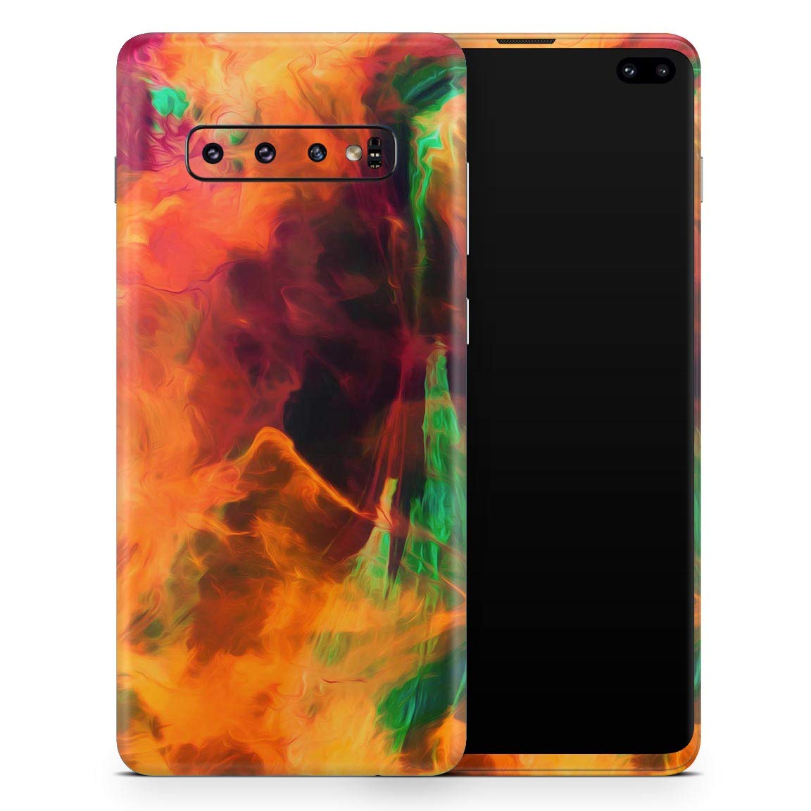 DesignSkinz Blurred Abstract Flow V41 Protective Vinyl Decal Wrap Skin Cover Compatible with The Samsung Galaxy S20 (Screen Trim & Back Glass Skin)