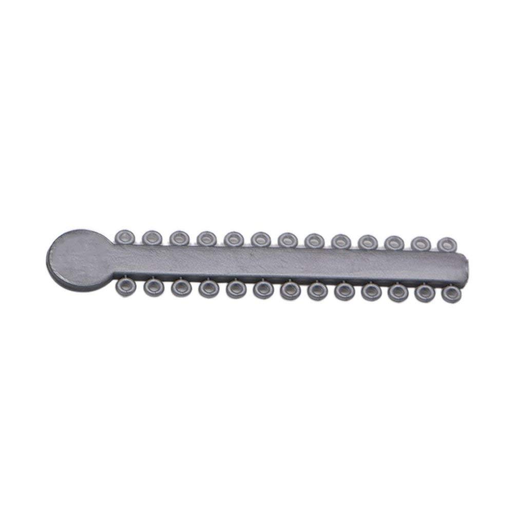 Angzhili Dental Ligature Ties for Braces,Orthodontic Ligature Ties,1040 Pcs Elastic O-Ring (Gray)