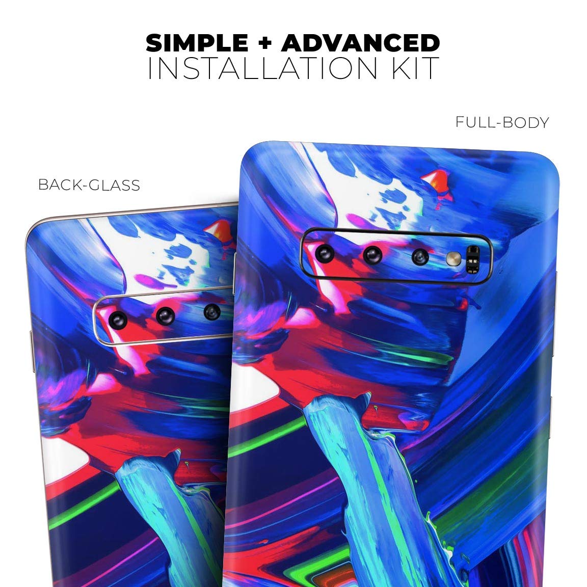 DesignSkinz Blurred Abstract Flow V27 Protective Vinyl Decal Wrap Skin Cover Compatible with The Samsung Galaxy S20 (Screen Trim & Back Glass Skin)