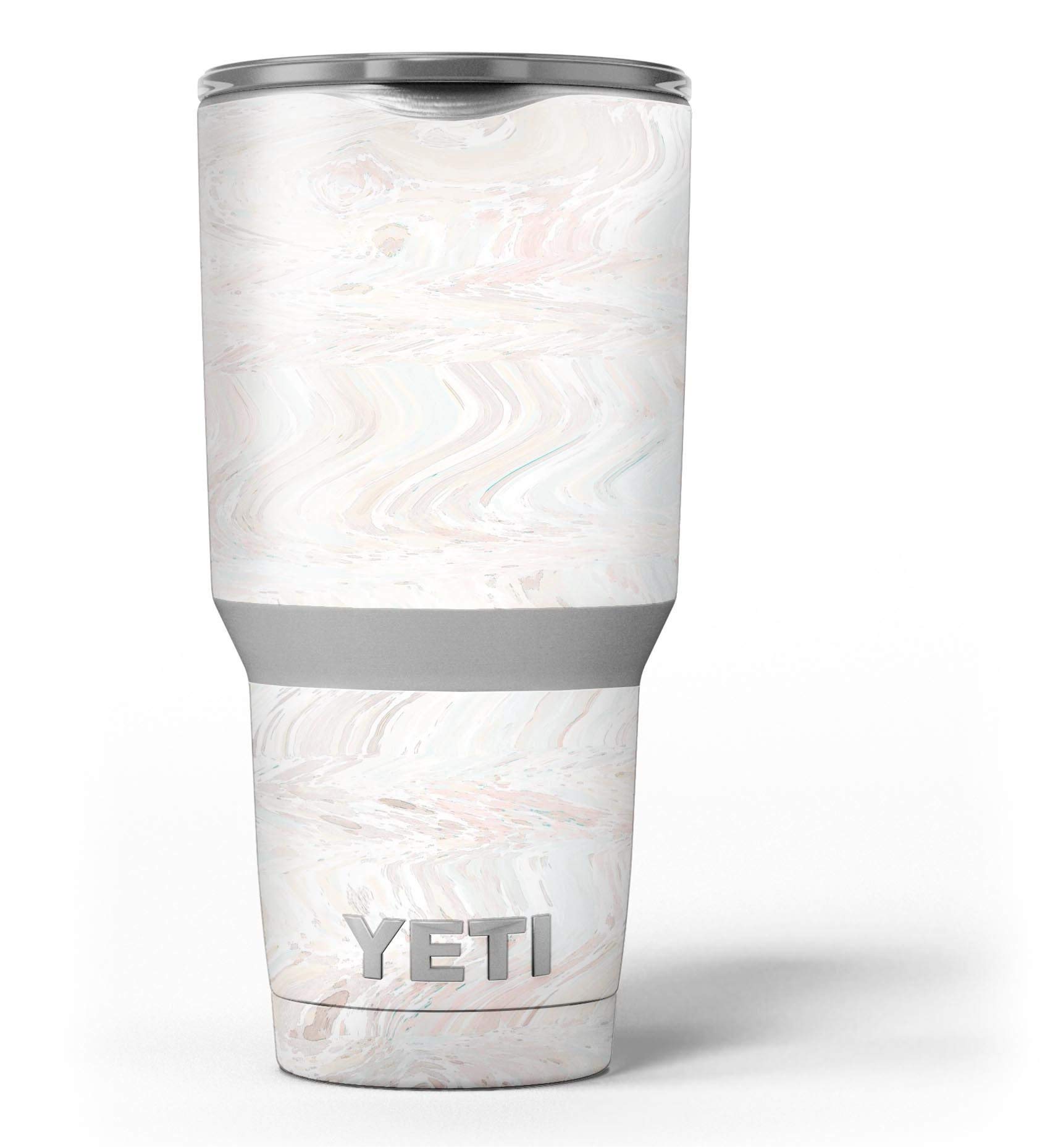 Design Skinz Slate Marble Surface V26 - Skin Decal Vinyl Wrap Kit Compatible with The Yeti Rambler Cooler Tumbler Cups