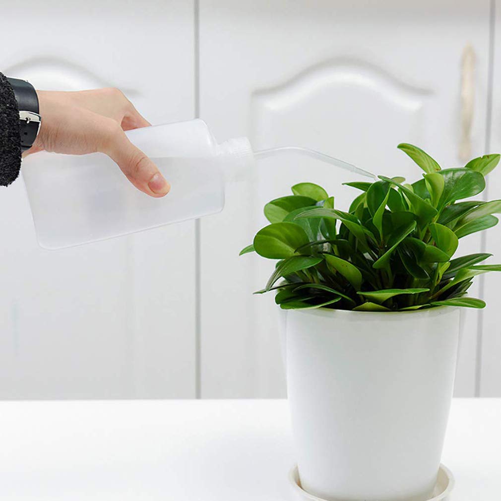 Familyhouse Watering Bottle Cans 500ML with Leak-Proof O-Ring for Indoor Plants Succulent Cactus Plastic Squeeze Wash Bottle for Medical Lab Tattoo