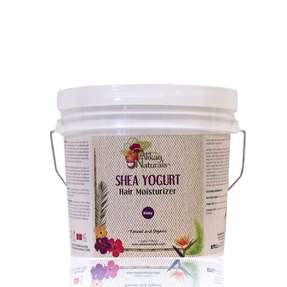 Alikay Naturals Shea Yogurt Hair Moisturizer Natural Raw Shea Butter, Argan & Coconut Oil 8 Ounce