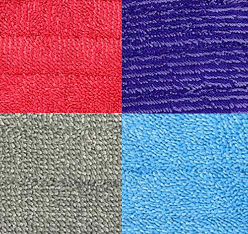 4 Pack Mop Head Replacements Mop Pads Microfiber Cleaning Pads for Most Spray Mops and Reveal Mops, Wet & Dry Home & Commercial Cleaning.