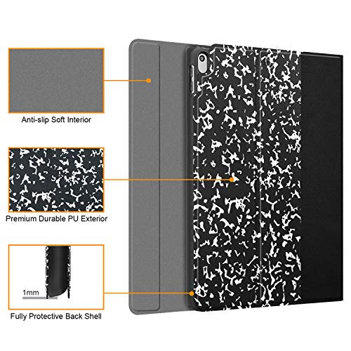 Fintie Keyboard Case w/Pencil Holder for iPad Air 3rd Gen 10.5" 2019 / iPad Pro 10.5" 2017 - SlimShell Soft TPU Back Protective Cover w/Magnetically Detachable Wireless Bluetooth Keyboard, Composition