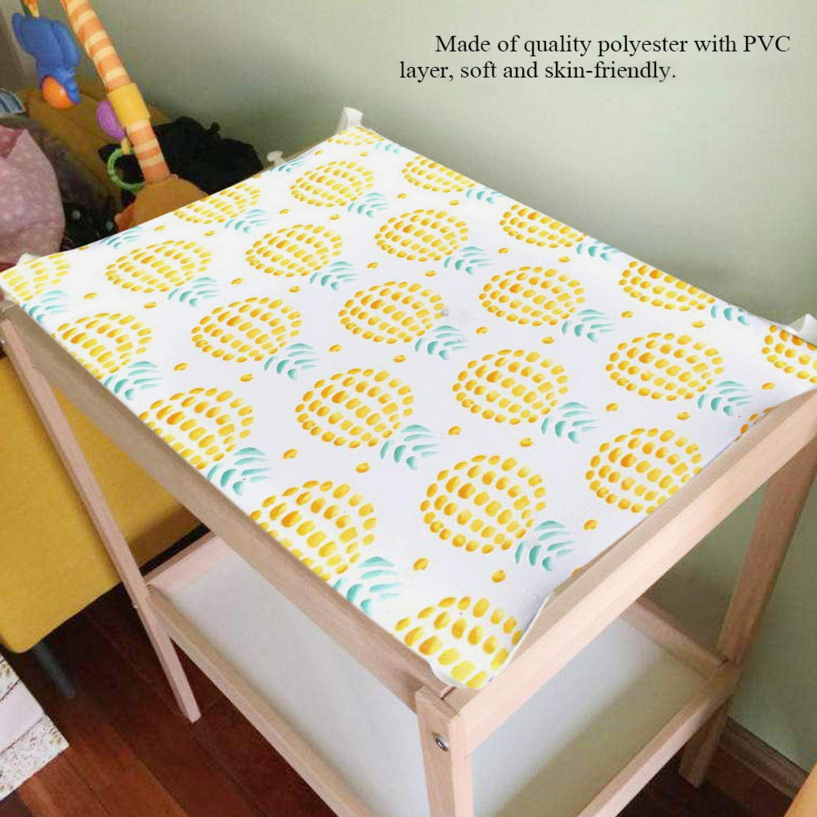 Lazmin112 Soft Breathable Baby Changing Table Pad Cover, Newborn Infant Urine Mat Changing Table Pads Wipeable Sheets(Big Pine)
