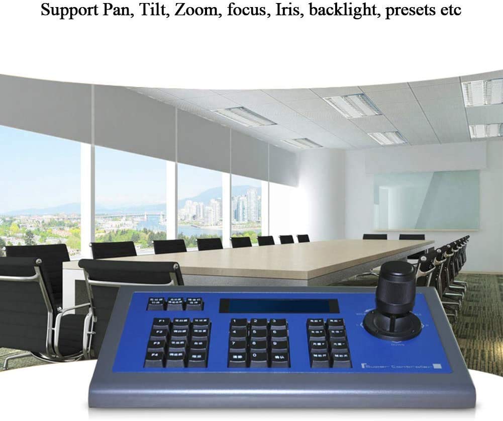 Hsility PTZ Controller with VISCA/PELCO D/P PTZ Joystick with RS485,RS442,RS232 for Video Conference Camera and PTZ Camera