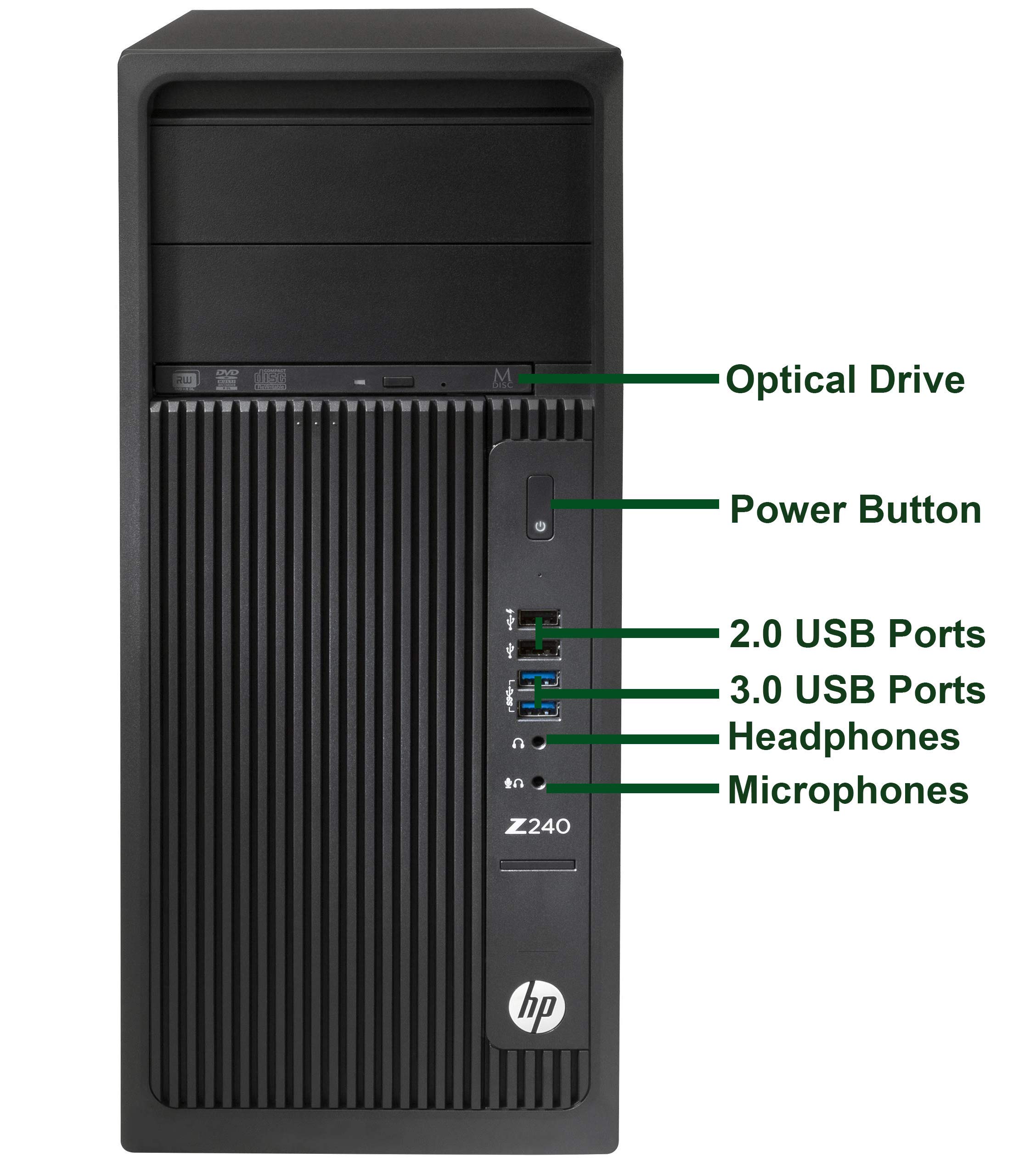 HP Z240 Tower Computer Workstation PC, Intel Core i5 6600 3.3GHz Processor, 32GB DDR4 Ram, 512GB NVMe SSD, HDMI, WiFi | Bluetooth, Nvidia GeForce GT 1030 2GB DDR5, Windows 10 Pro (Renewed)