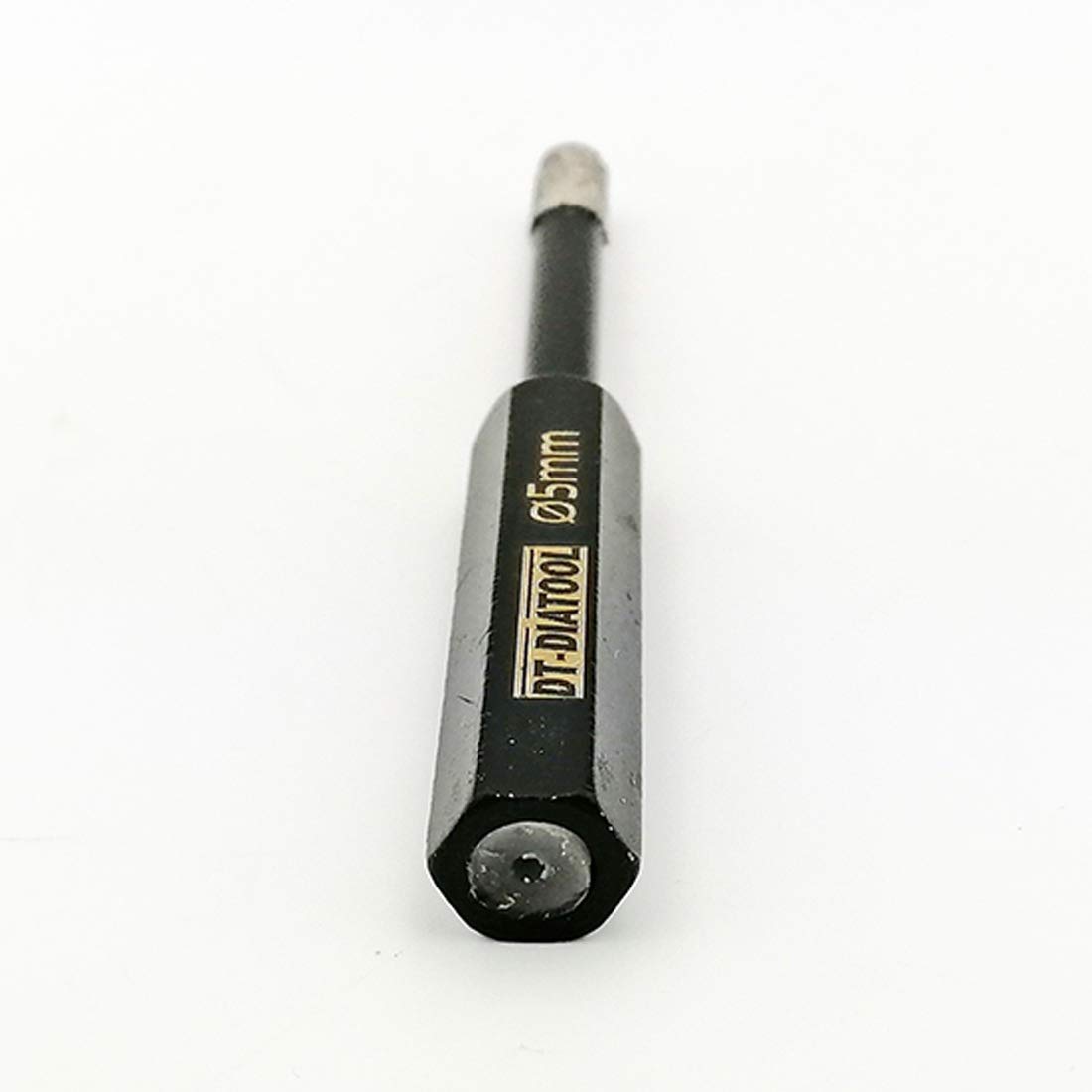 5mm Dry Diamond Drill Bits for Tile Porcelian Marble Granite Brick with Hex Shank Pack of 2 by DT-DIATOOL