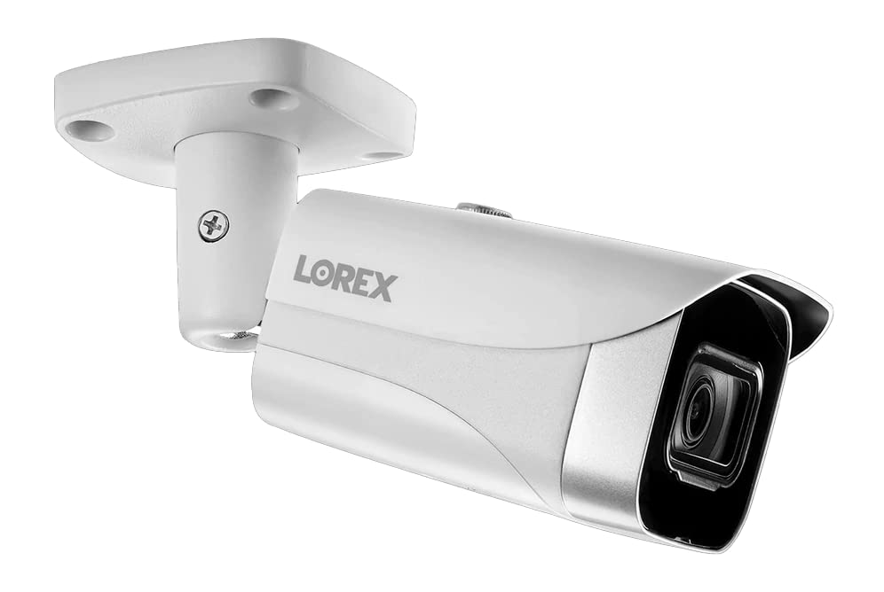 Lorex Fusion 4K Security Camera System w/ 2TB NVR - 8 Channel PoE Wired Home Security System w/ 6 Metal Cameras - Motion Detection, Color Night Vision, Weatherproof Outdoor Surveillance