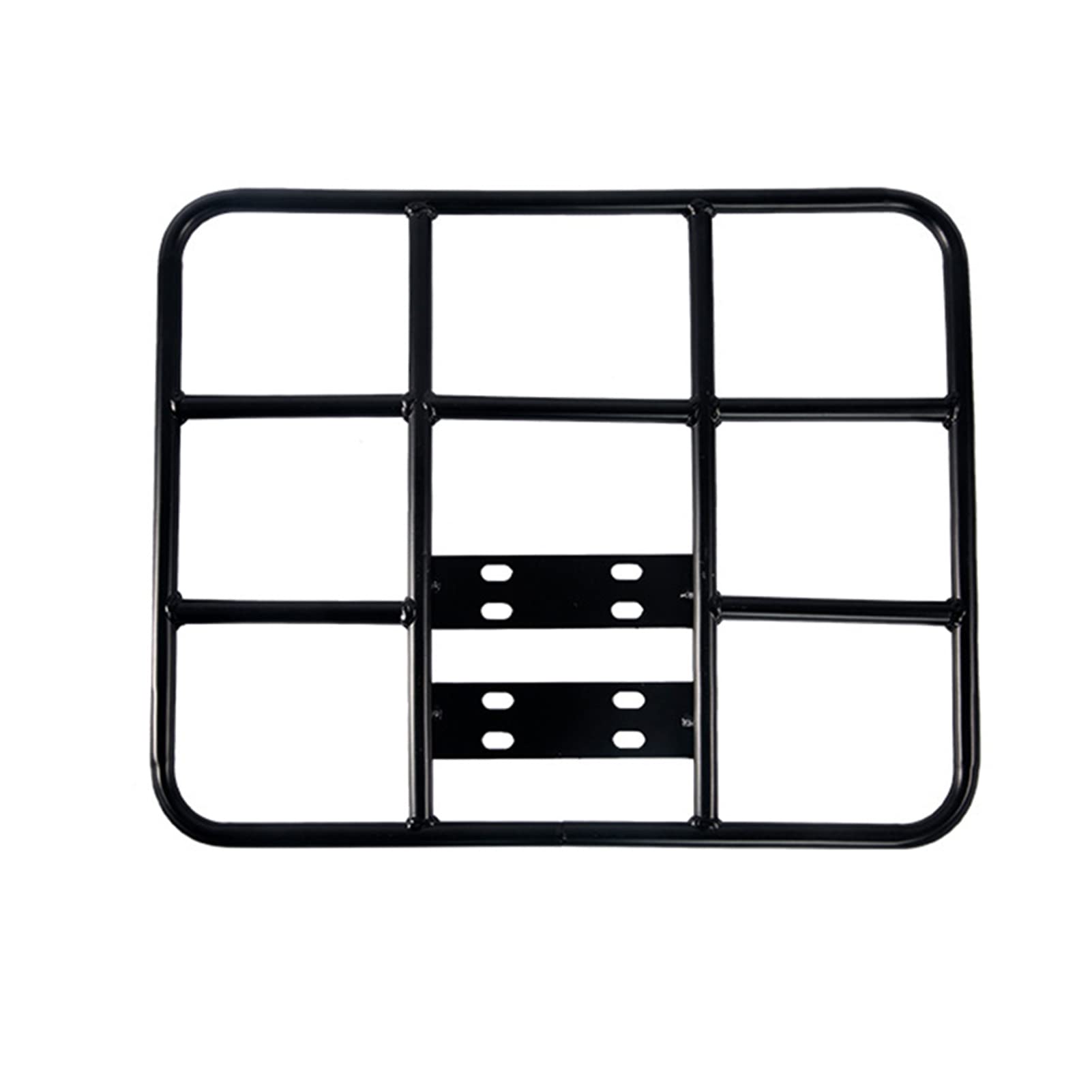 BigKing Food Delivery Box Rack Rear Grille,Electric Bicycle Delivery Box Rack Rear Grille 80kg Loading Seamless Steel Tube Universal for Motorcycle(Flat (53/43))