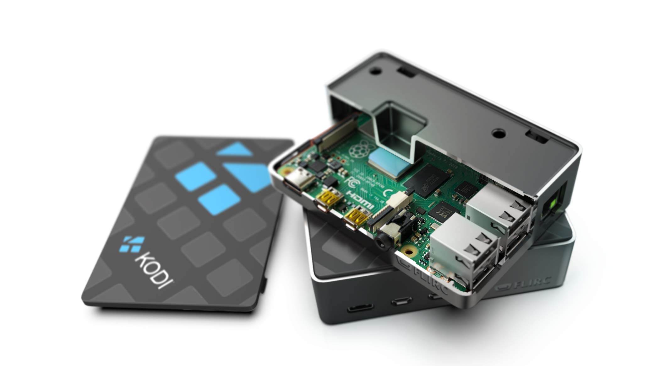 Flirc Raspberry Pi 4 Case (Kodi Edition)