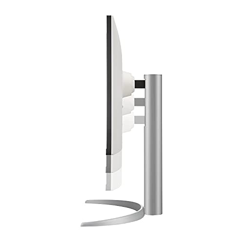 LG 27UP650-W Monitor 27β UHD (3840 x 2160) IPS Display, VESA DisplayHDR 400, DCI-P3 95% Color Gamut, 3-Side Virtually Borderless Display, Height/Pivot/Tilt Adjustable Stand β Silver