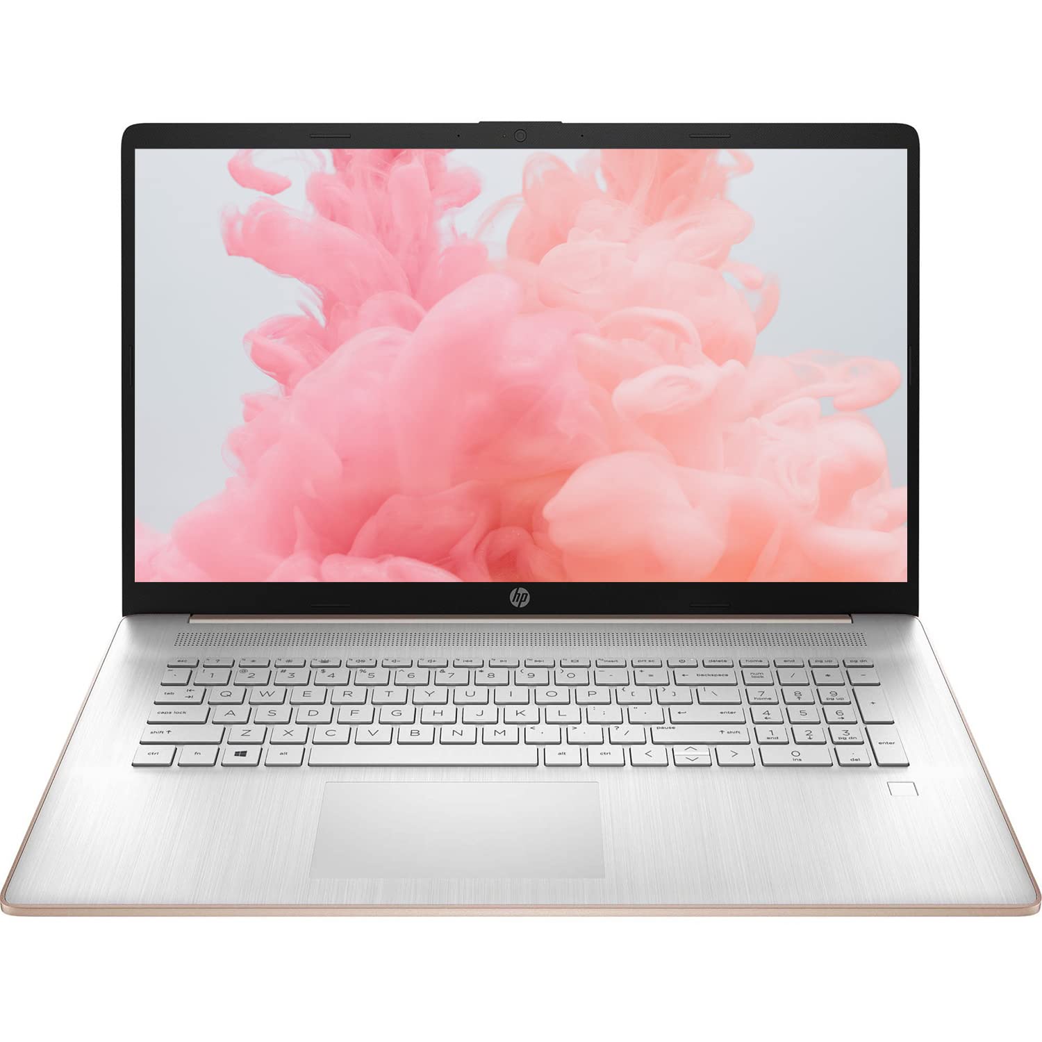 2022 HP Pavilion Laptop, 17" HD+ (1600 x 900) LED Display, AMD Athlon Silver Processor, Radeon Graphics, 16GB RAM, 1TB PCIe SSD, Fingerprint Reader, Wi-Fi 6, BT 5.0, Windows 10, Rose Gold (Renewed)