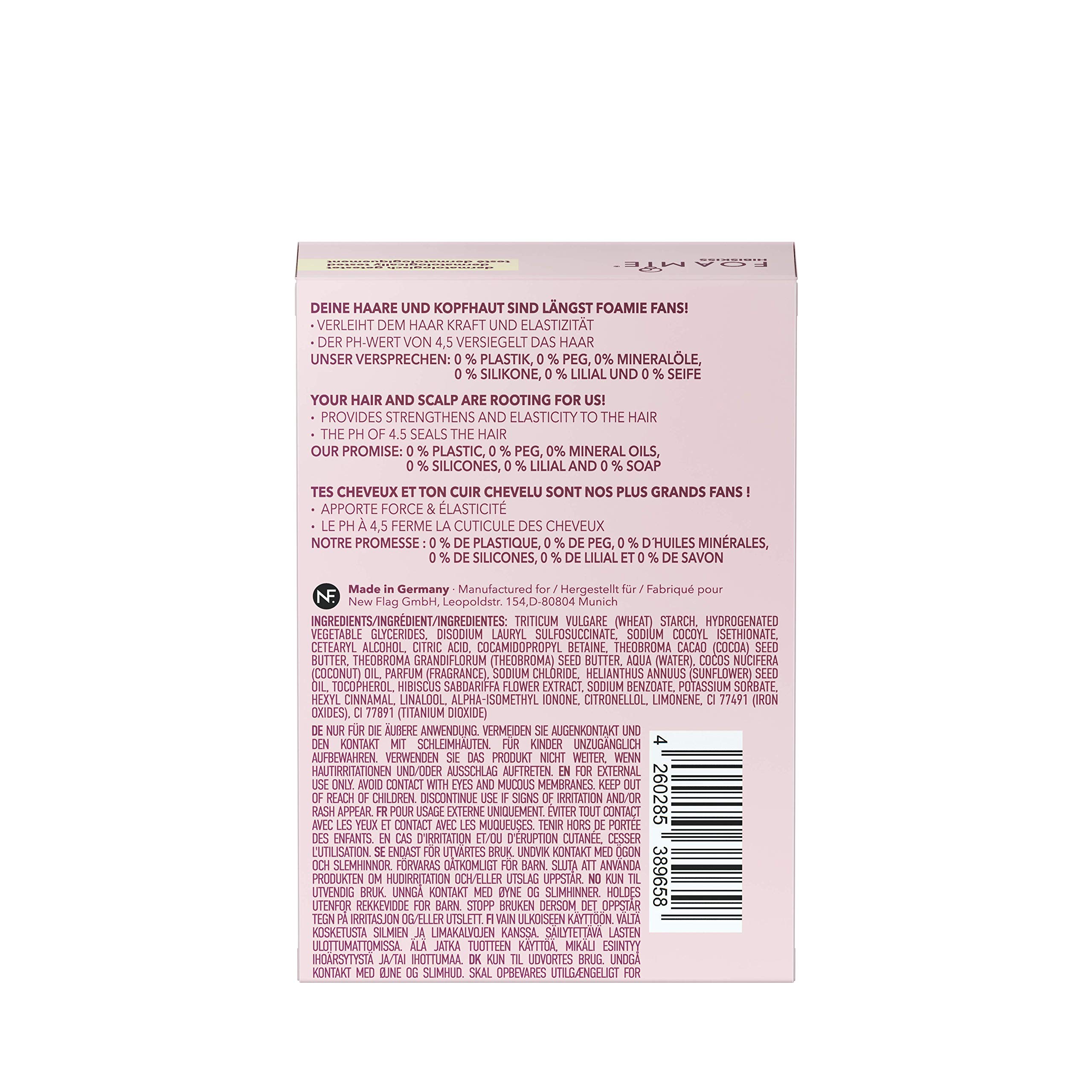 Foamie Hair Conditioner Bar for Damaged Hair, Plastic Free, 80g