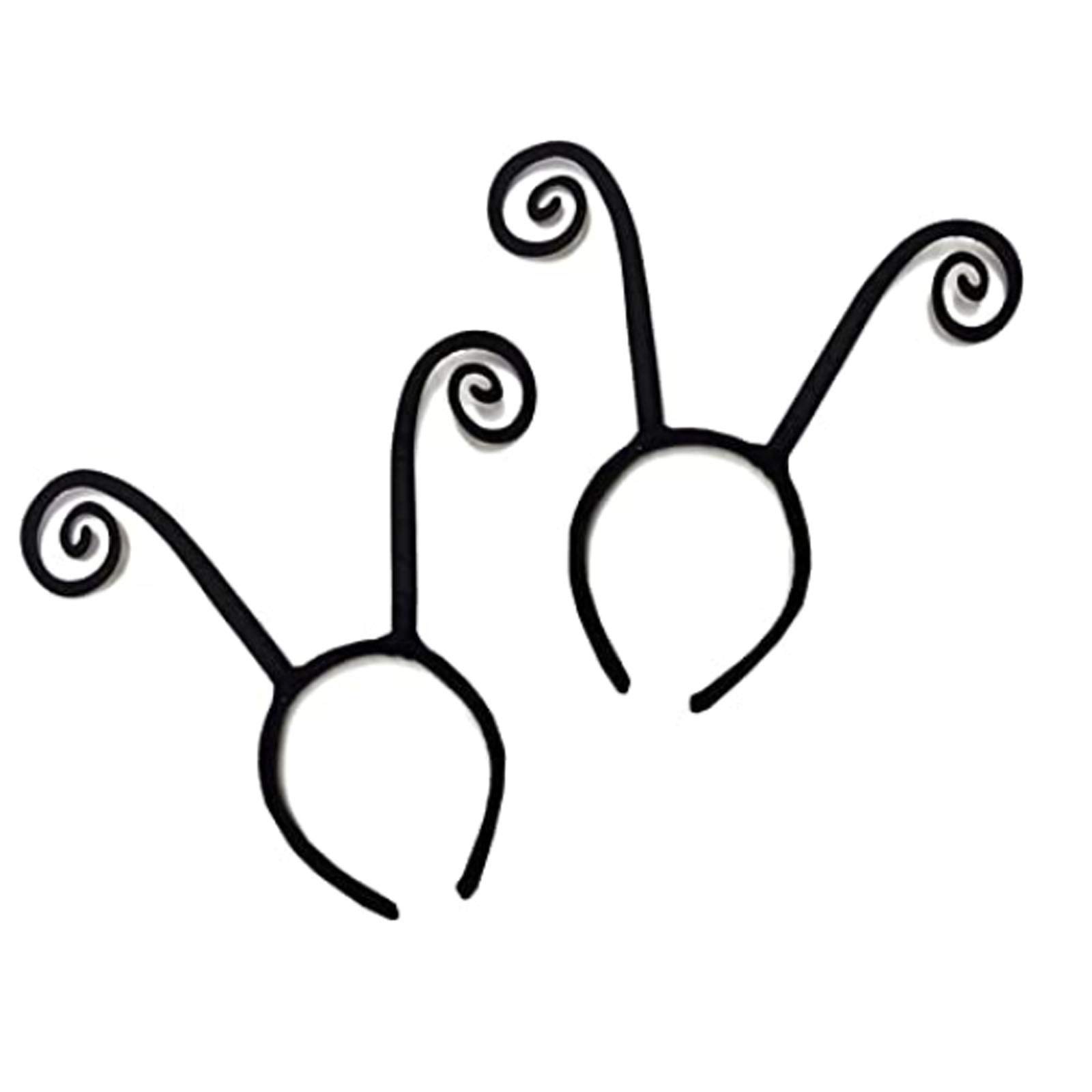 2 Pack Butterfly Elope Antenna Headband for Halloween Party Costume Cosplay Dress Up Pretend Play Accessory