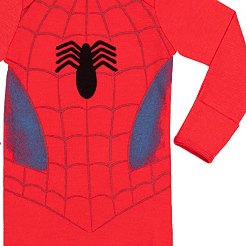 Marvel Avengers Spider-Man Newborn Baby Boys Cosplay Sleeper Gown and Hat 0-6 Months