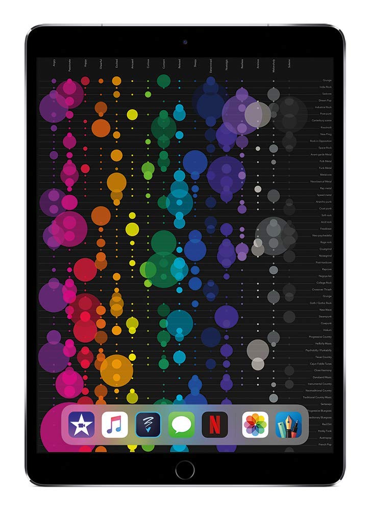 Apple iPad Pro (10.5-inch, Wi-Fi + Cellular, 256GB) - Space Gray (Previous Model)