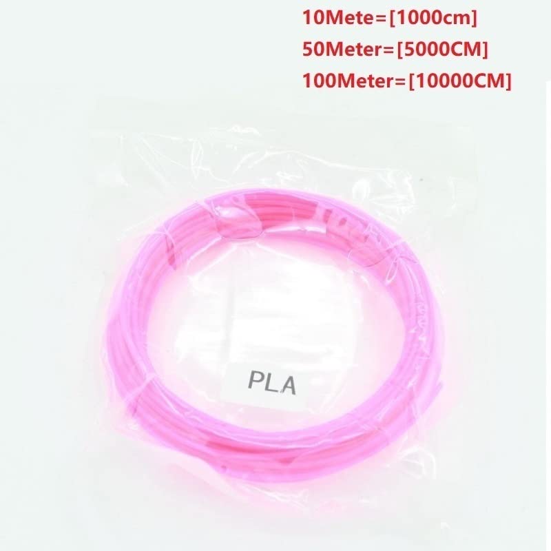 3D Printer consumables Upgraded Version PLA 1.75mm Ingredients Printing Pen consumables 5/10/20/50meter1kg (Color : A12380 Gold, Size : 5Meter)