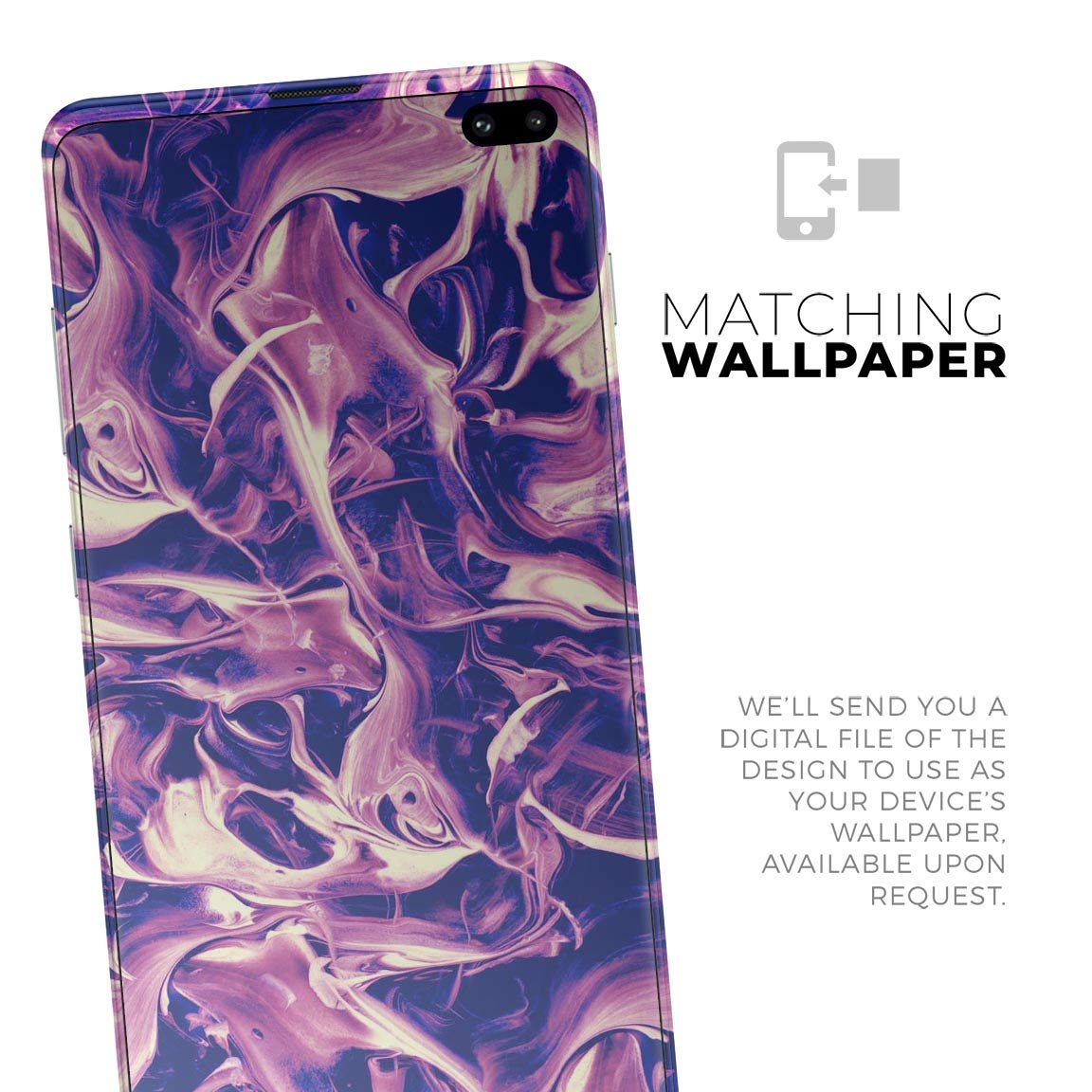 DesignSkinz Liquid Abstract Paint Remix V63 Protective Vinyl Decal Wrap Skin Cover Compatible with The Samsung Galaxy S20 (Screen Trim & Back Glass Skin)