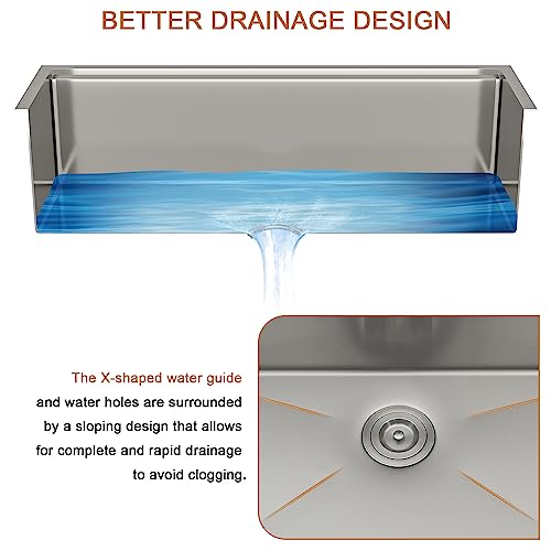 33 Farmhouse Kitchen Sink - Shinmou 33x22x9 Inch Apron Front Kitchen Sinks Stainless Steel Farm Sinks Single Bowl Workstation Kitchen Sink Basin