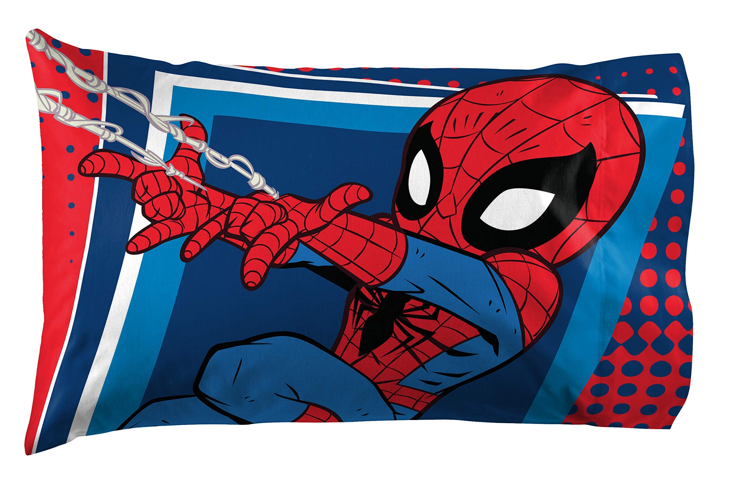 Jay Franco Marvel Super Hero Adventures Go Spidey Toddler 5-Piece Bedding Bundle- Includes Bed Set, Pillowcase