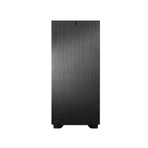Fractal Design Define 7 Compact Black Brushed Aluminum/Steel ATX Compact Silent Dark Tinted Tempered Glass Window Mid Tower Computer Case