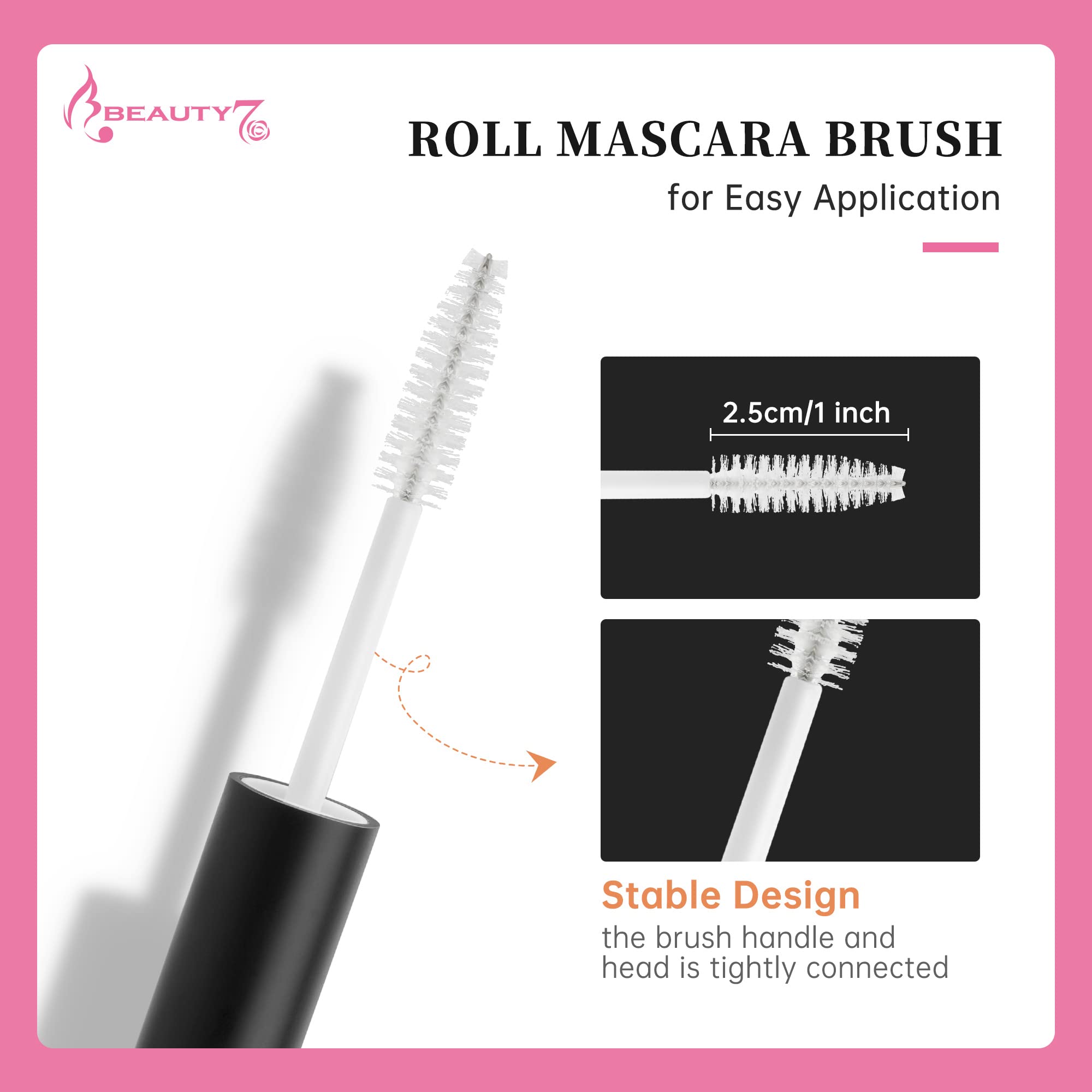 Beauty7 Eyelash Coating Essence Clear Lash Eyelashes Coating Essence Sealant Sealer 10ML Mascara Brush Extend Eyelashes Extension Longer Life Aftercare Non-Scent Waterproof Better Retention