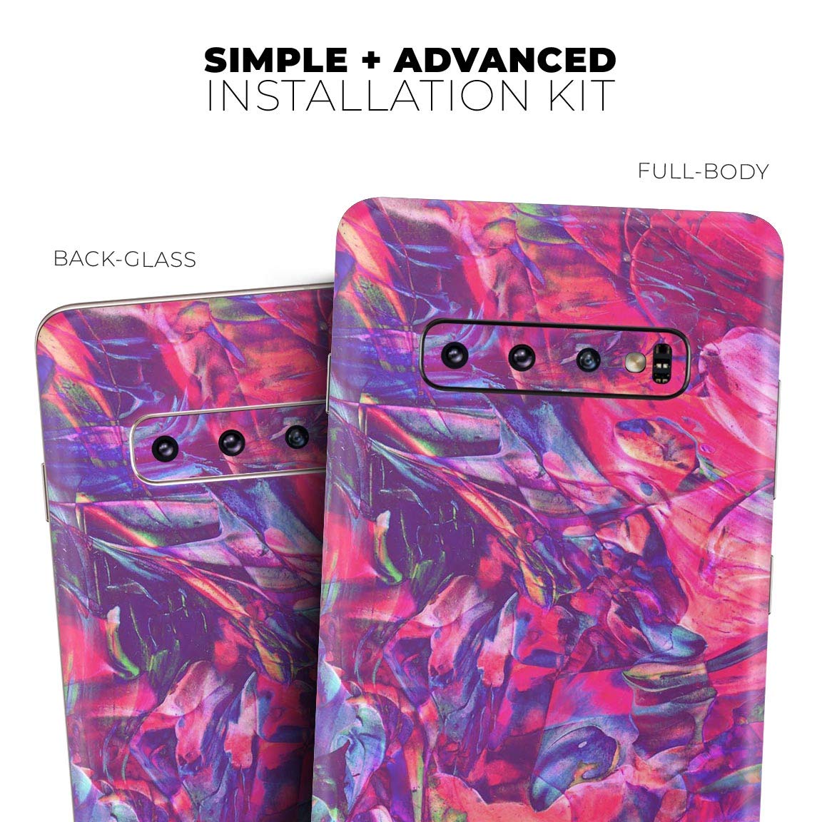 DesignSkinz Liquid Abstract Paint Remix V76 Protective Vinyl Decal Wrap Skin Cover Compatible with The Samsung Galaxy S20 (Screen Trim & Back Glass Skin)