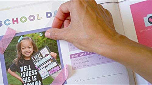Bobee Hello Baby Memory Book, a journal scrapbook for girls milestones and memories first 5 years