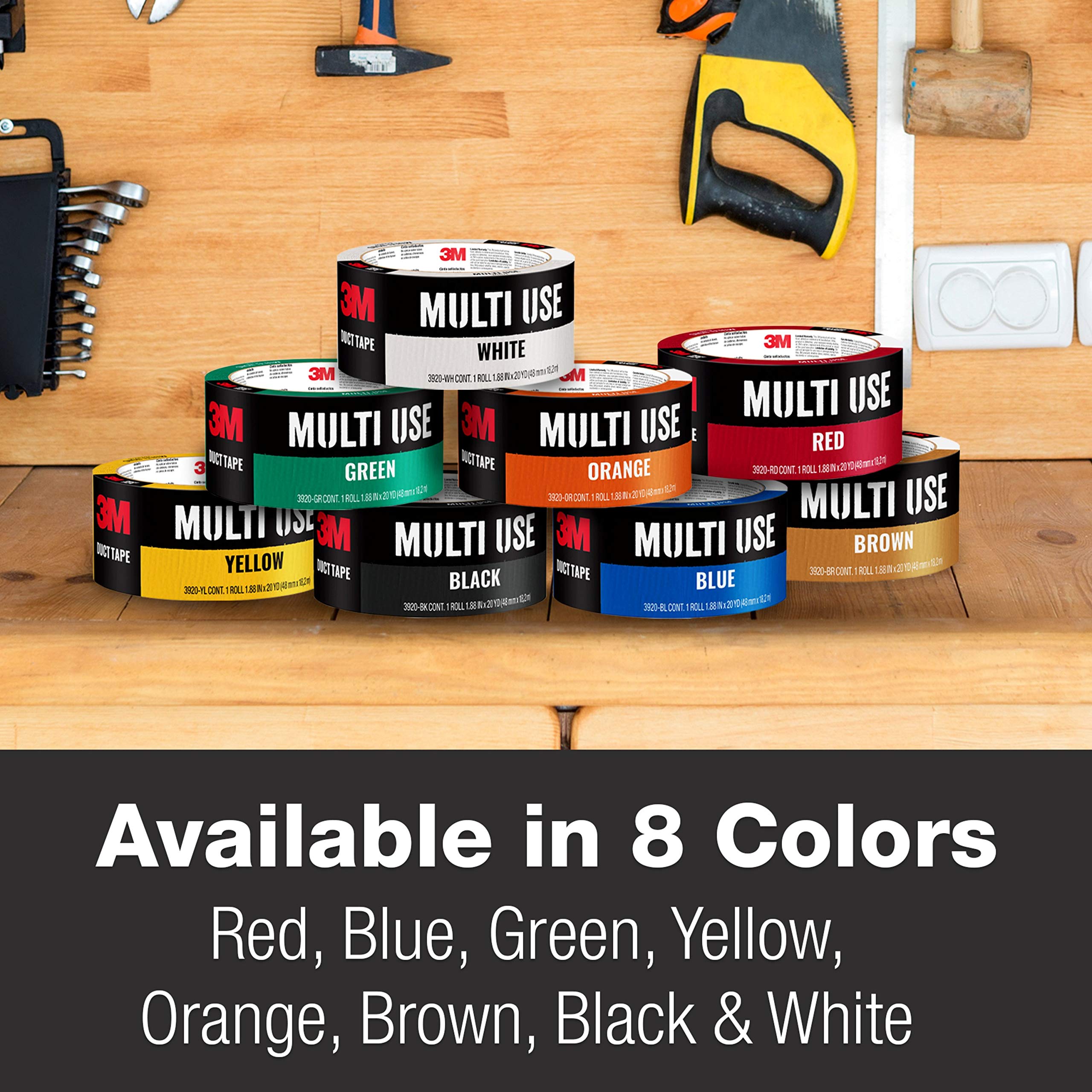 3M 3960-BK Duct Tape, 60 Yards, Black