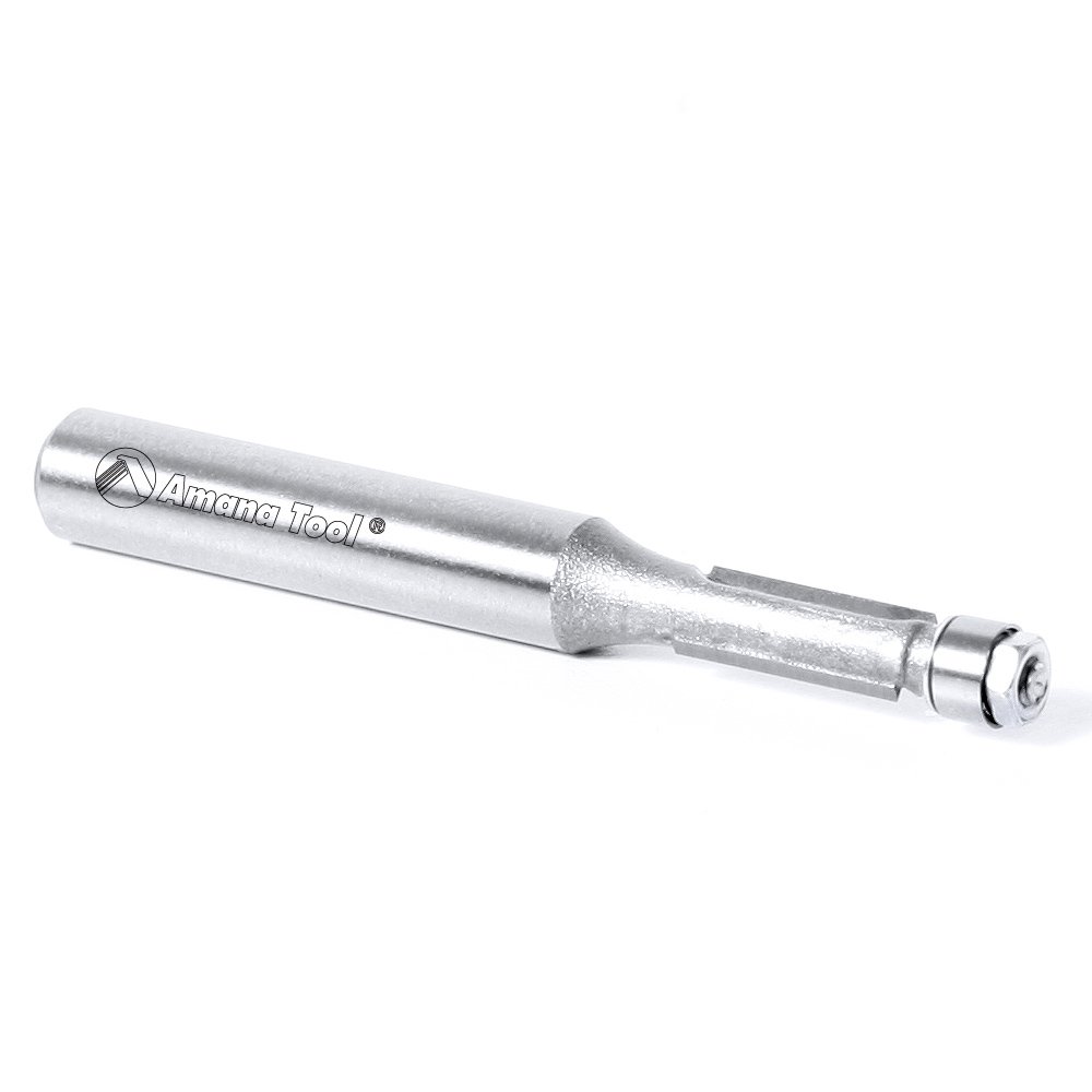 Amana Tool - MR0102 Carbide Tipped Miniature Flush Trim 3/16 Dia x 7/16 x 1/4" Shank w