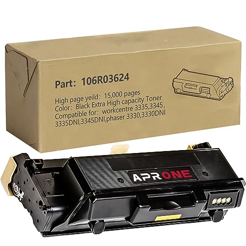 3330 3335 3345 106R03624 Toner Cartridges Replacement for Xerox WorkCentre 3335 3345 Phaser 3330 Toner (Extra High Yield - 15,000 Pages)