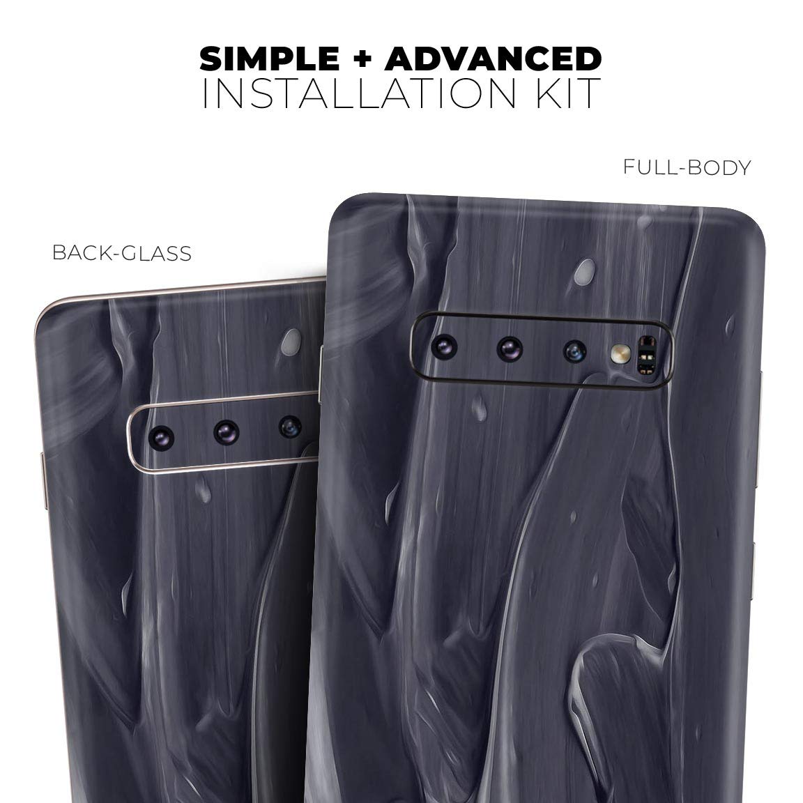 DesignSkinz Liquid Abstract Paint Remix V38 Protective Vinyl Decal Wrap Skin Cover Compatible with The Samsung Galaxy S20 (Screen Trim & Back Glass Skin)