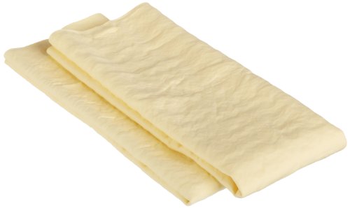 Amazon Basics Bath Towel, Drying Chamois, 2 Pack, Yellow, 26" x 17"