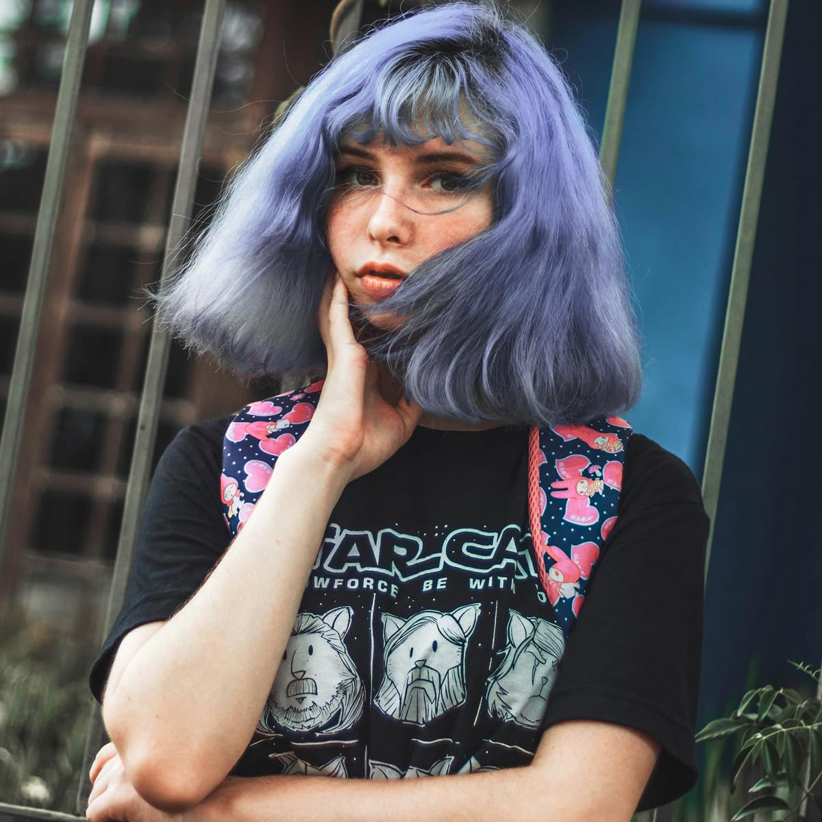 ARCTIC FOX Vegan and Cruelty-Free Semi-Permanent Hair Color Dye (8 Fl Oz, PERIWINKLE)