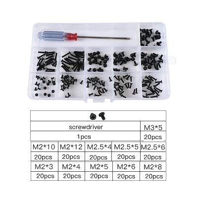 M2 M2.5 for Laptop Notebook Screws Set for Computer Electronic Digital Mini Mechanical Assortment Repair Kit Hardware - (TZ020015012) SCRW-196650