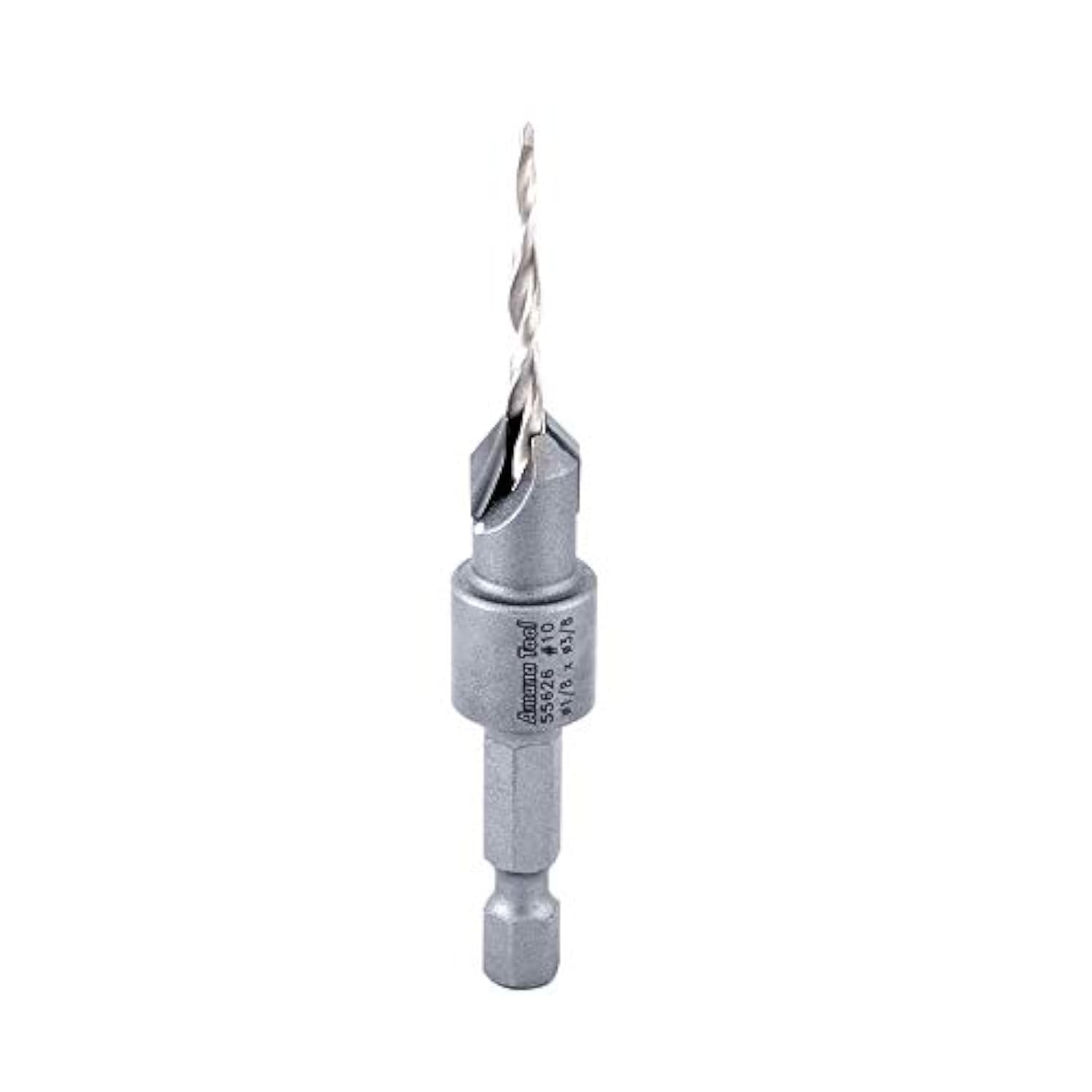 Amana Tool - 55626 Carbide Tipped 82° Countersink Taper #10 Screw 3/8 Dia x 1/8 Dril
