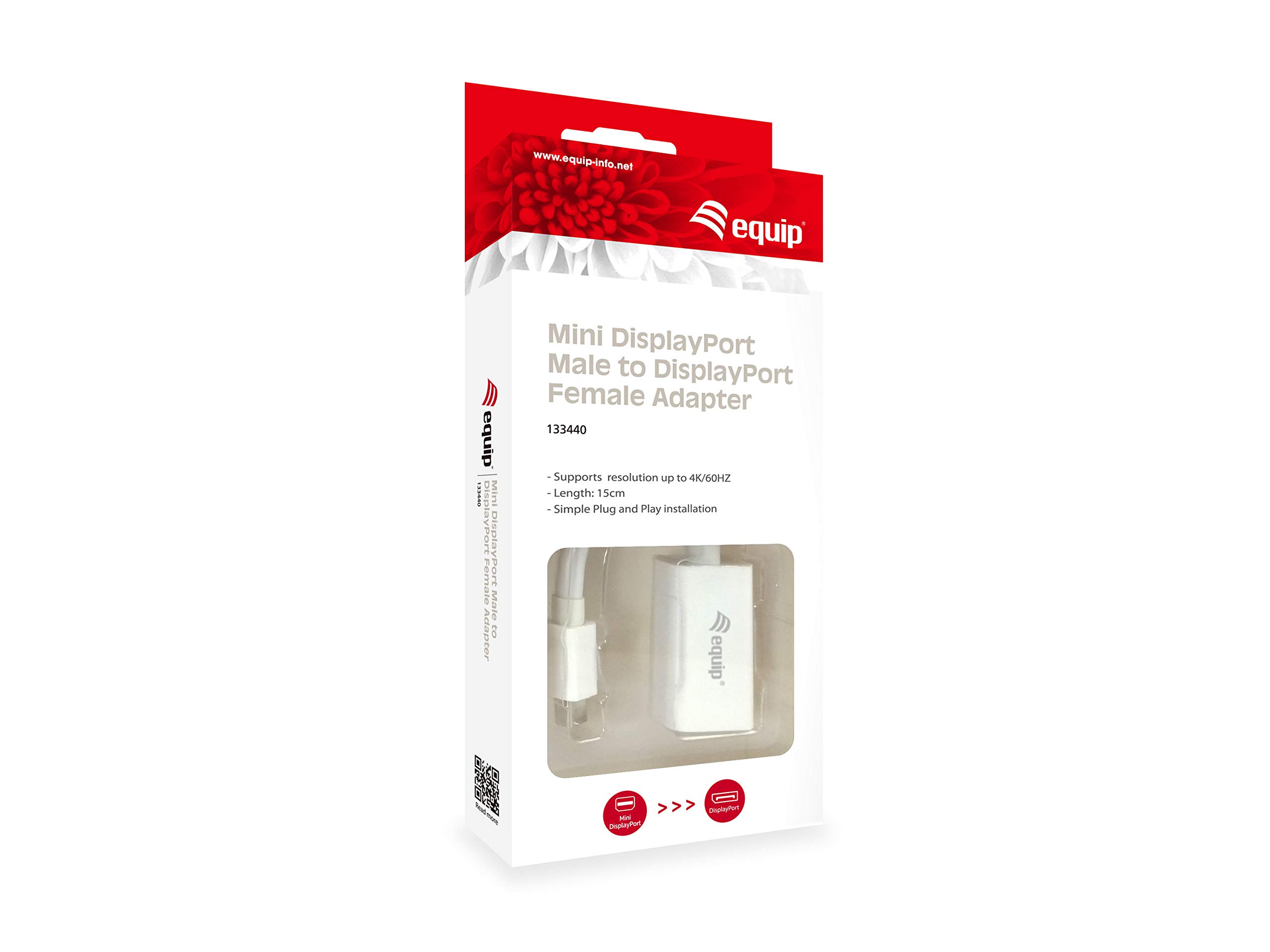 Equip Mini DP Adapter, Multicolour, One Size
