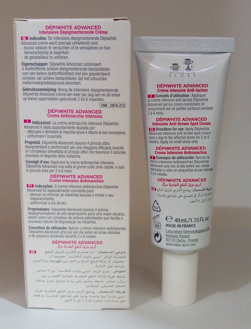ACM Depiwhite Advanced Anti-Taches & Anti-Brown Spot cream 40 ML