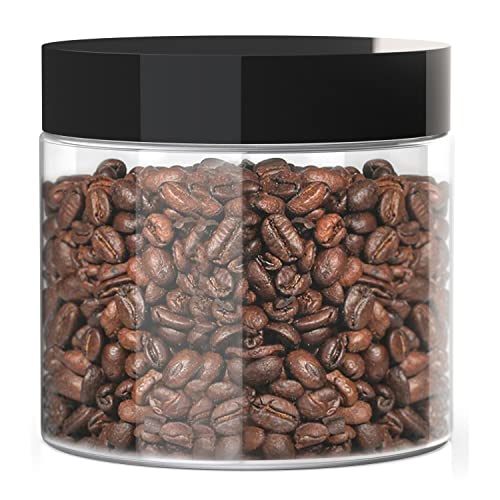 MABUA 6 oz Plastic Containers with Lids 30 Pack BPA Free, Clear Empty Refillable Round Sugar Scrub small Plastic Jars with Lids for Cosmetics, Lotions, Body Butters, Liquid Slime & Beauty Product