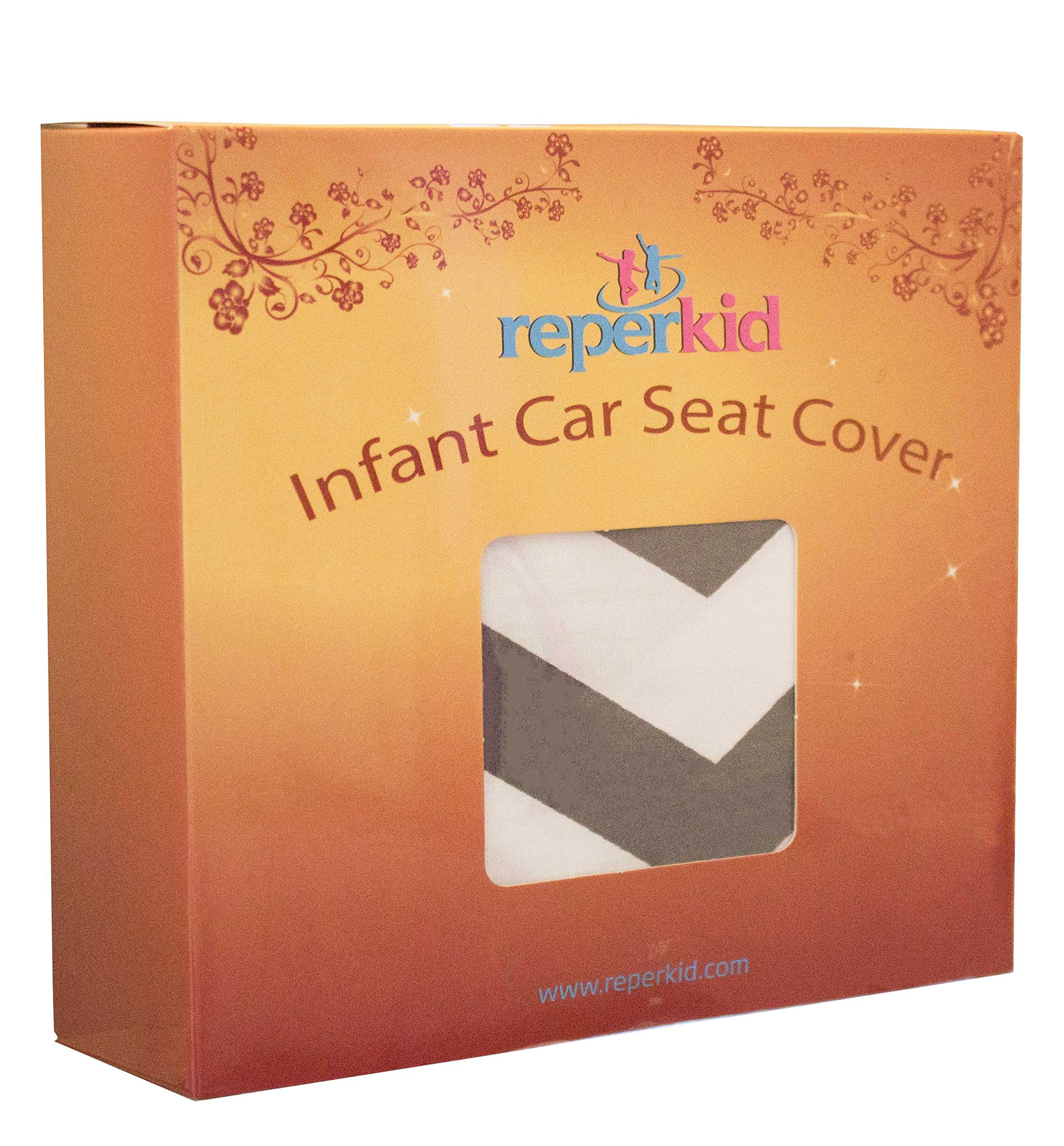 Baby Infant Car Seat Cover - Fits All Baby Car-Seats - Breathable Fabric, 100% Safe and Hygienic - Conveniently Compact Design - Machine Washable!