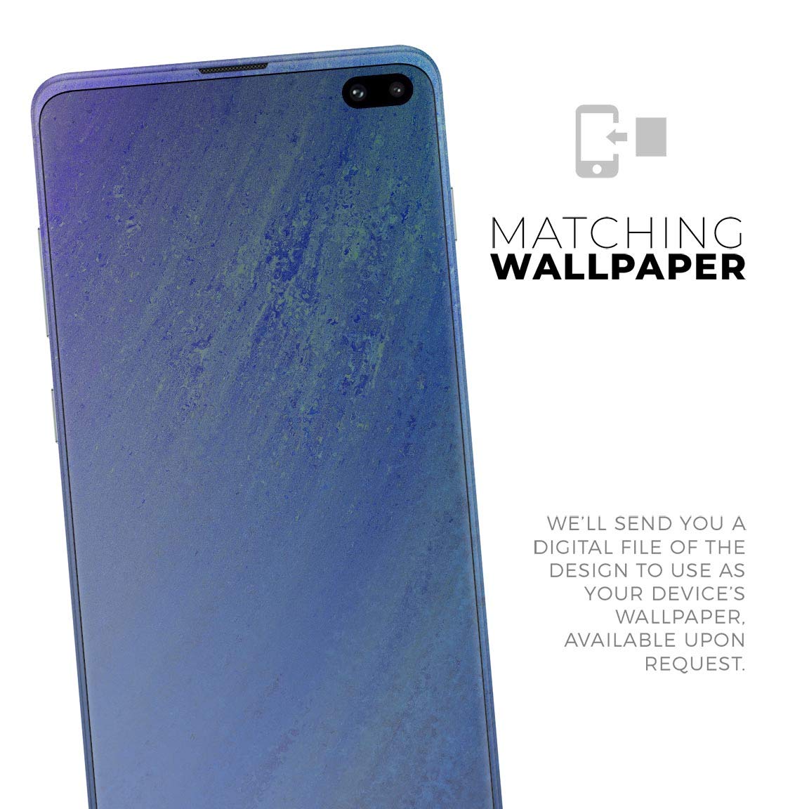 DesignSkinz Pastel Blue Surface Protective Vinyl Decal Wrap Skin Cover Compatible with The Samsung Galaxy S20 (Screen Trim & Back Glass Skin)
