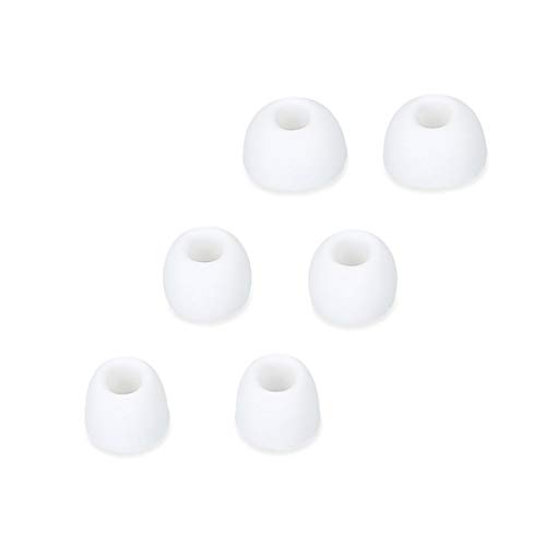 kwmobile 6X Replacement Ear Tips Compatible with Apple Airpods Pro 2 / Pro 1 - Silicone Tips for Earphones - White