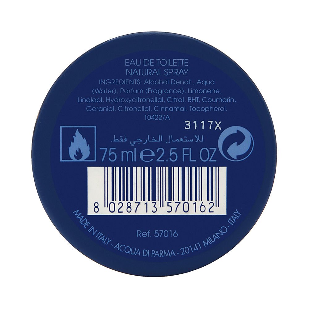 Acqua Di Parma Blue Mediterraneo Arancia Di Capri Eau de Toilette Spray for Men, 2.5 Ounce