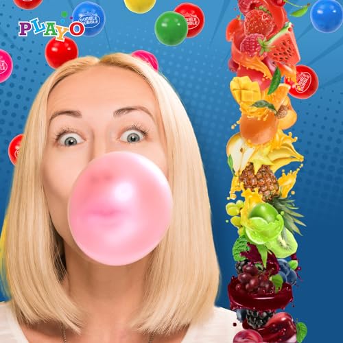 8.5" Coin-Operated Gumball Machine Bank with 85 Gumballs - Pink Candy Dispenser Toy for Kids