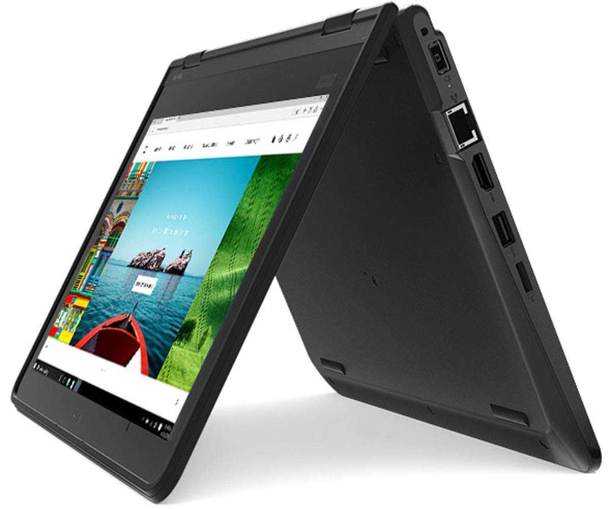 2019 Lenovo Thinkpad Yoga 11e 5th Gen 11.6 HD IPS Touchscreen 2-in-1 Business Laptop Intel Celeron Quad-Core N4100, 128GB SSD, 4GB DDR4, WiFi AC, Type-C, Webcam, Windows 10 Pro (Renewed)