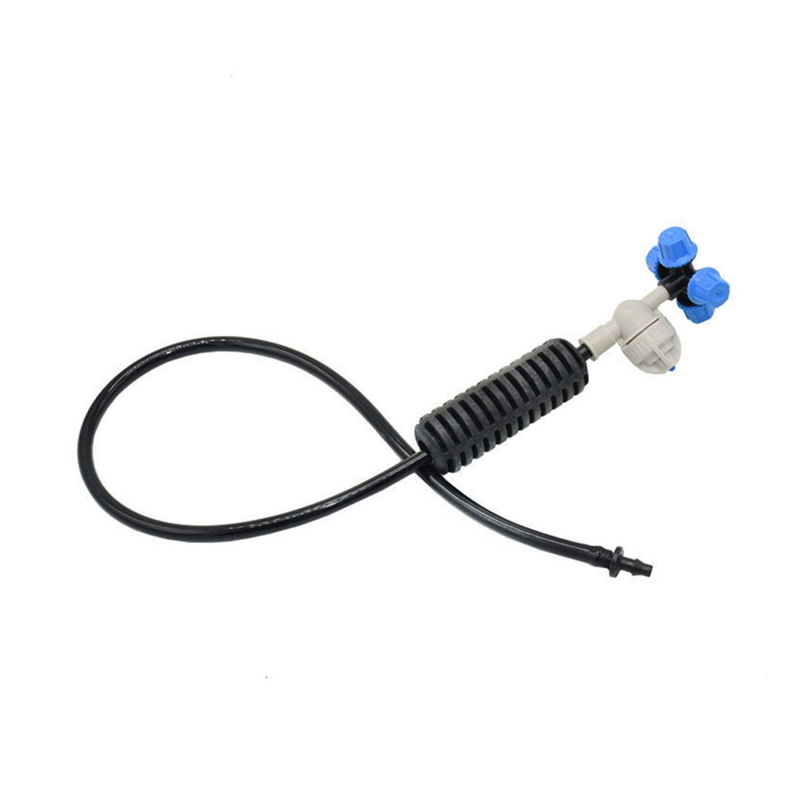 MANHONG Botanical Garden Lawn Nozzle Greenhouse Suspended Cross Atomization Nozzle, Anti-drip Spray Nozzle, Water Mist Cooling Nozzle 10 Sets (Color : 4 x Way)