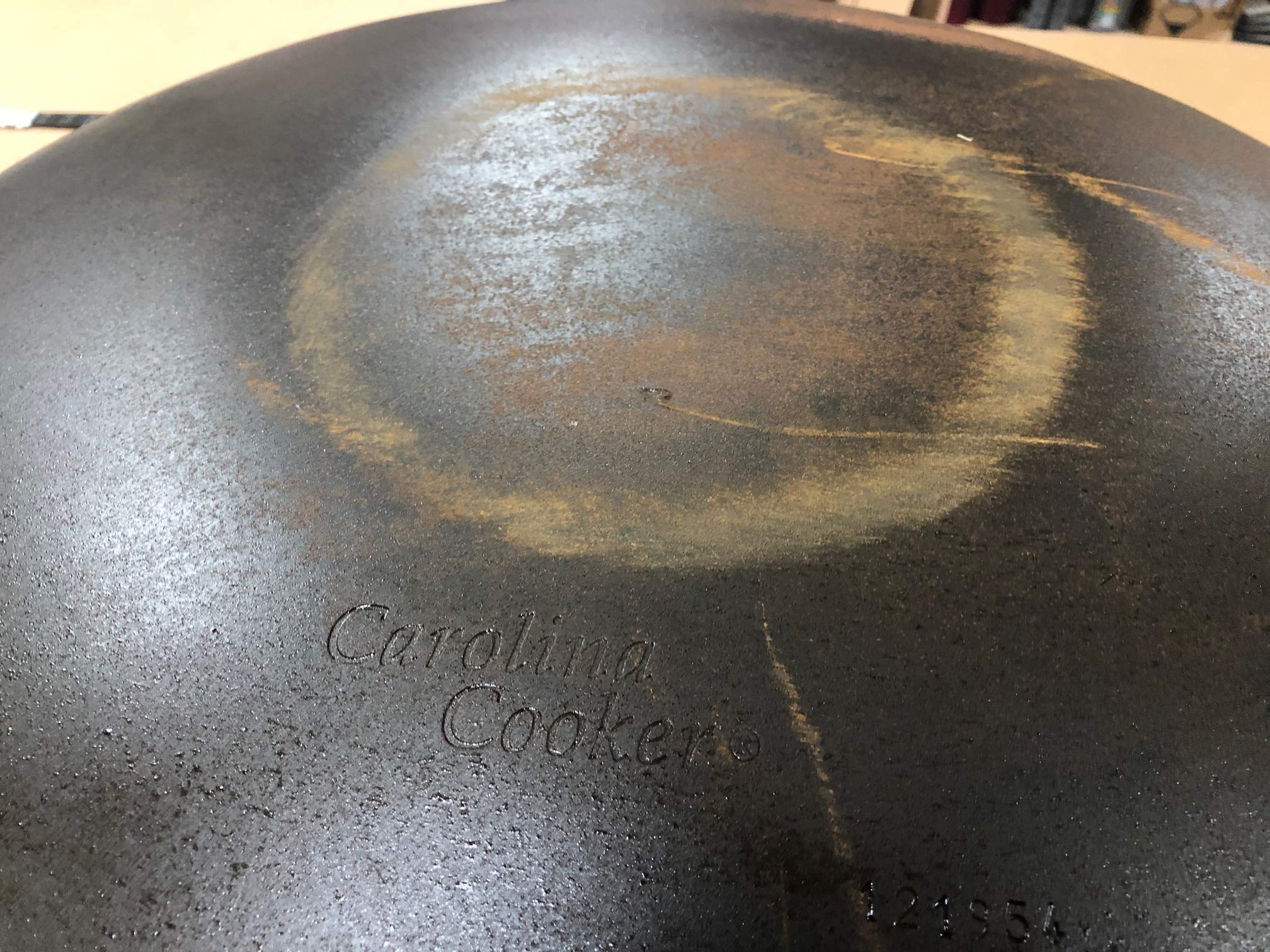 22" Cooking Disc Blade Discada with 1-1/2" Sides, Discada/Paella Pan, Made in Brazil